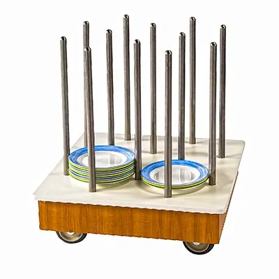 Lakeside 402 Dish Dolly Stainless Steel 11in Plate 120 Tray
