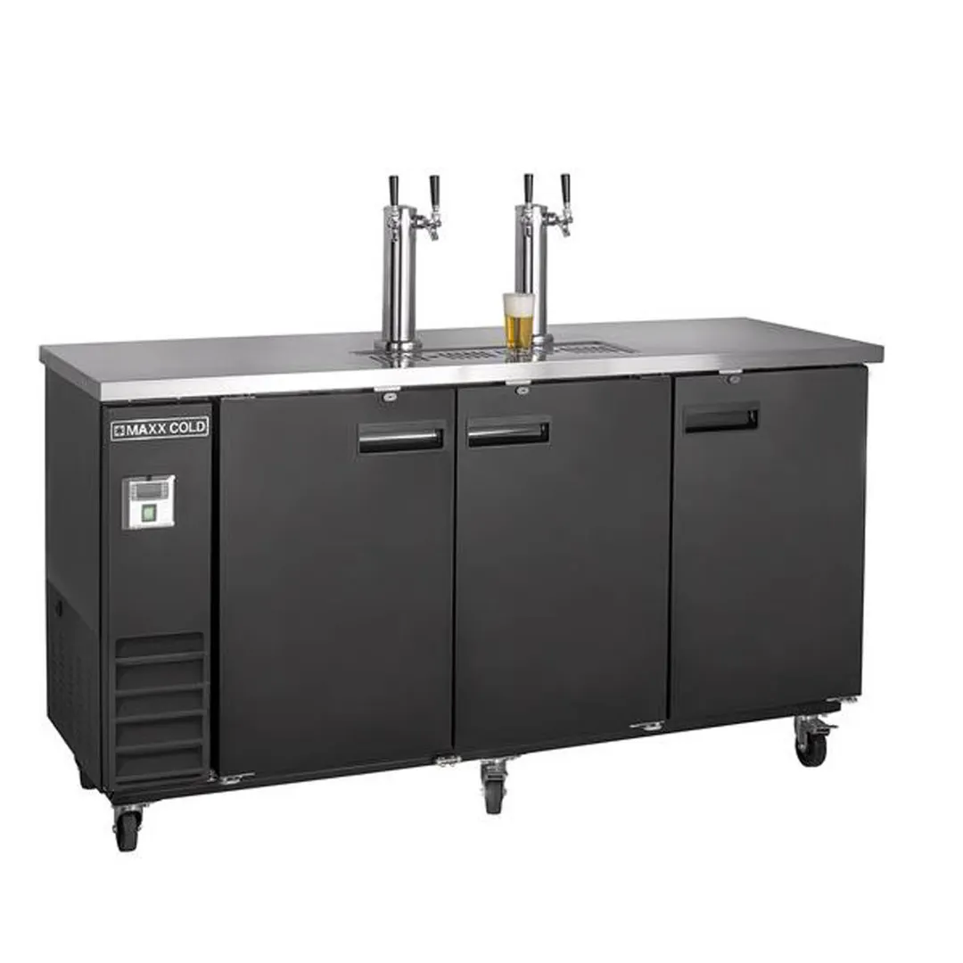 Maxx Cold MXBD72-2BHC 73" 2 Columnss Draft Beer Cooler