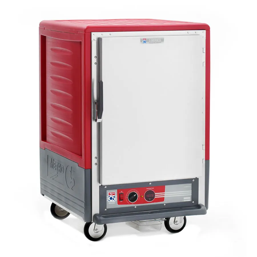 Metro C535-HLFS-4A 1-Section Solid Door Heated Holding Cabinet 120V