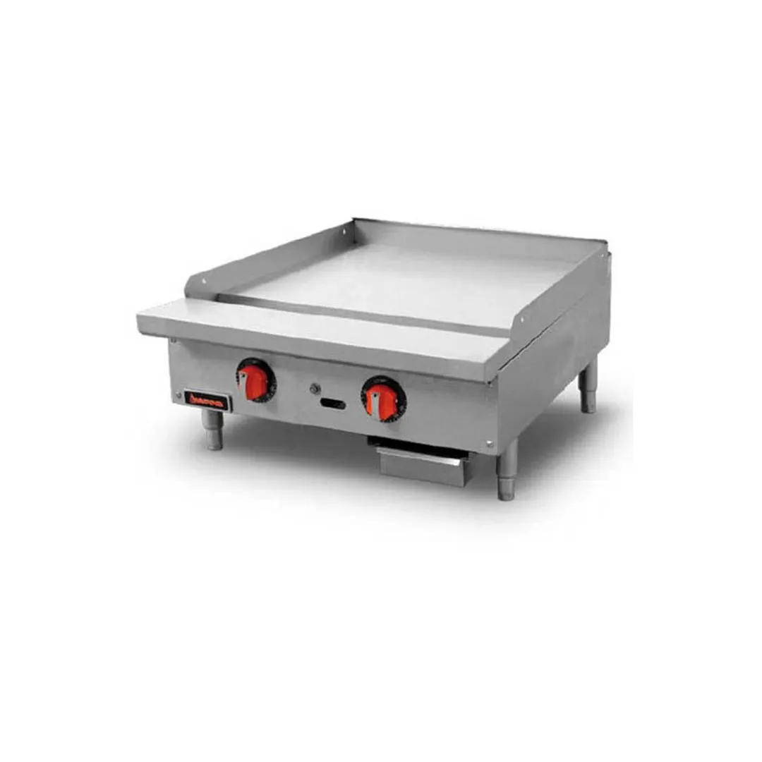 Sierra SRTG-24E 24" Countertop Electric Griddle with Thermostatic Controls