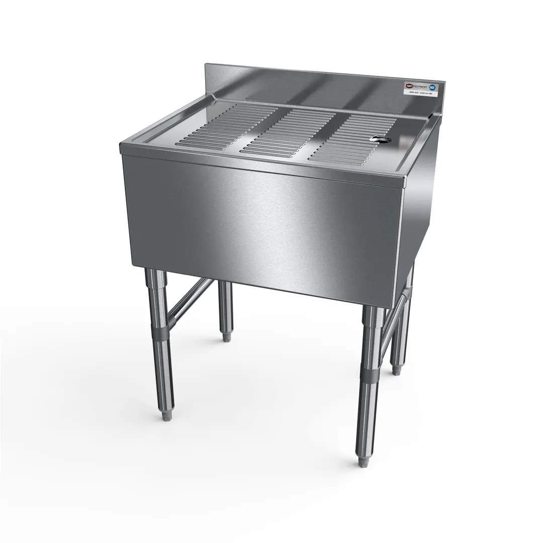NBR Equipment UDB-1821 Slim-Line Underbar Drainboard, Freestanding