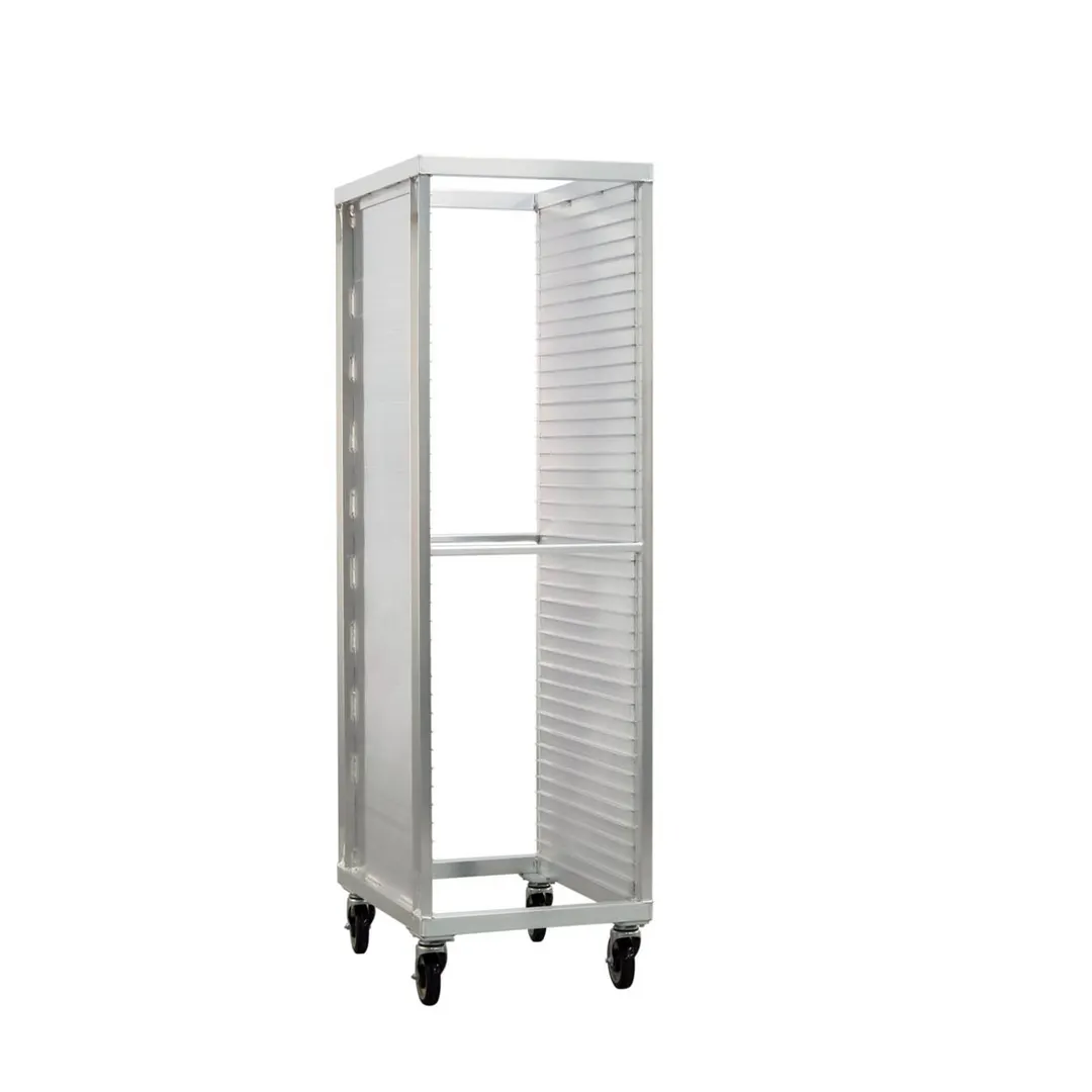 Mobile Full Height End Load Aluminum Bun / Sheet Pan Rack - New Age 96328
