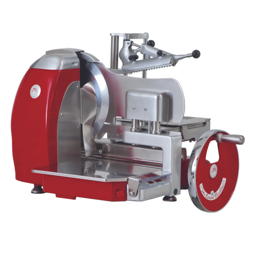 Omas S9M Semi-Automatic Volano Flywheel Slicer w/ 14-1/2" Blade