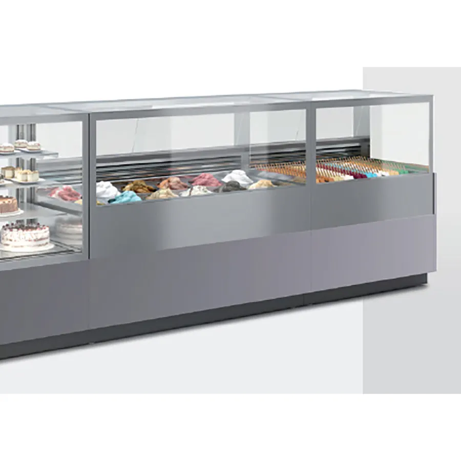 Oscartek ITALIA 2 ICRT2150 Gelato/Ice Cream Dipping Cabinet