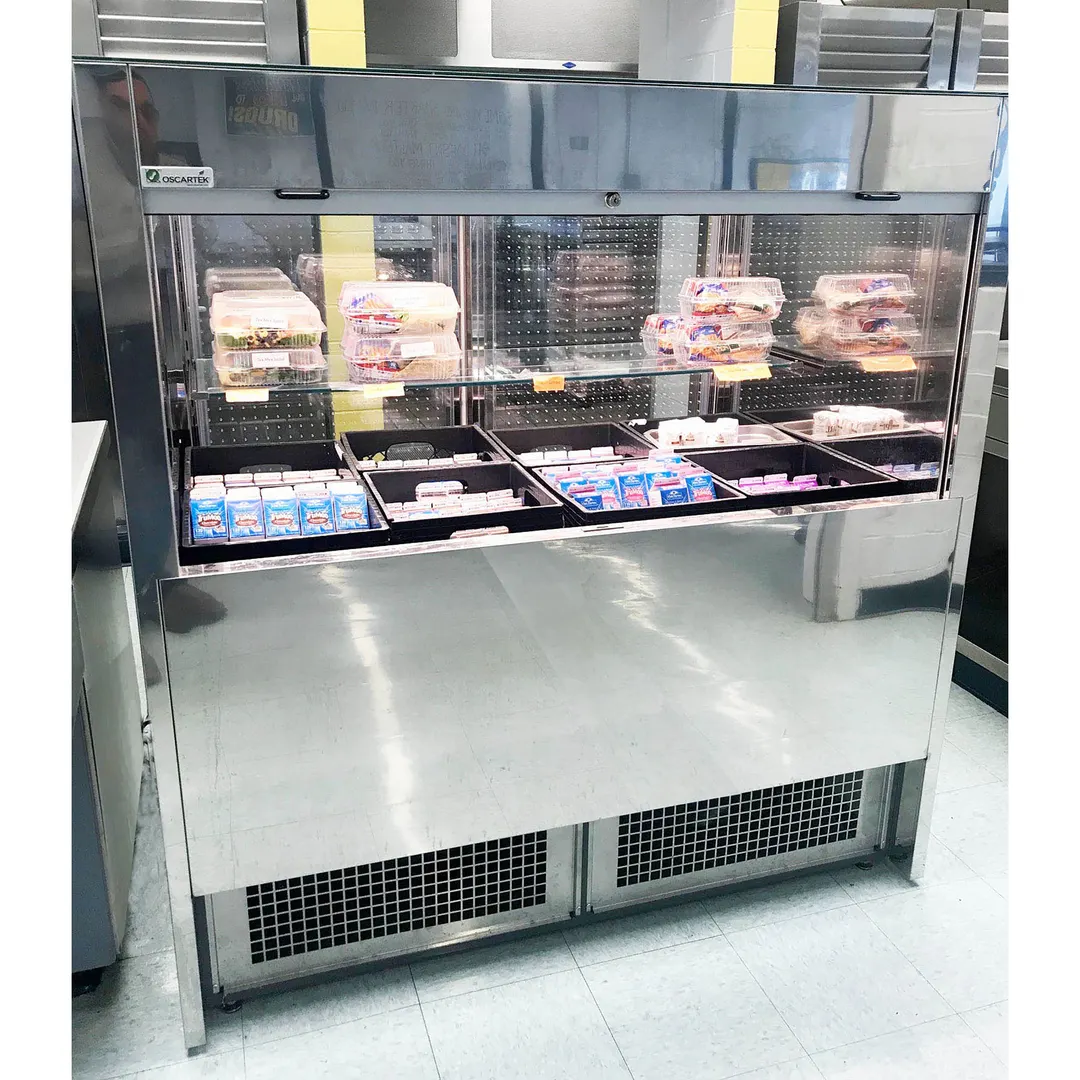 Oscartek ITALIA MILK 1150 45" Flat Refrigerated Deli Display Case