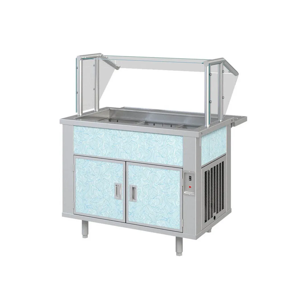 Piper Products 3-BCM 46" Elite Cold Food Serving Counter, Mechanically ...