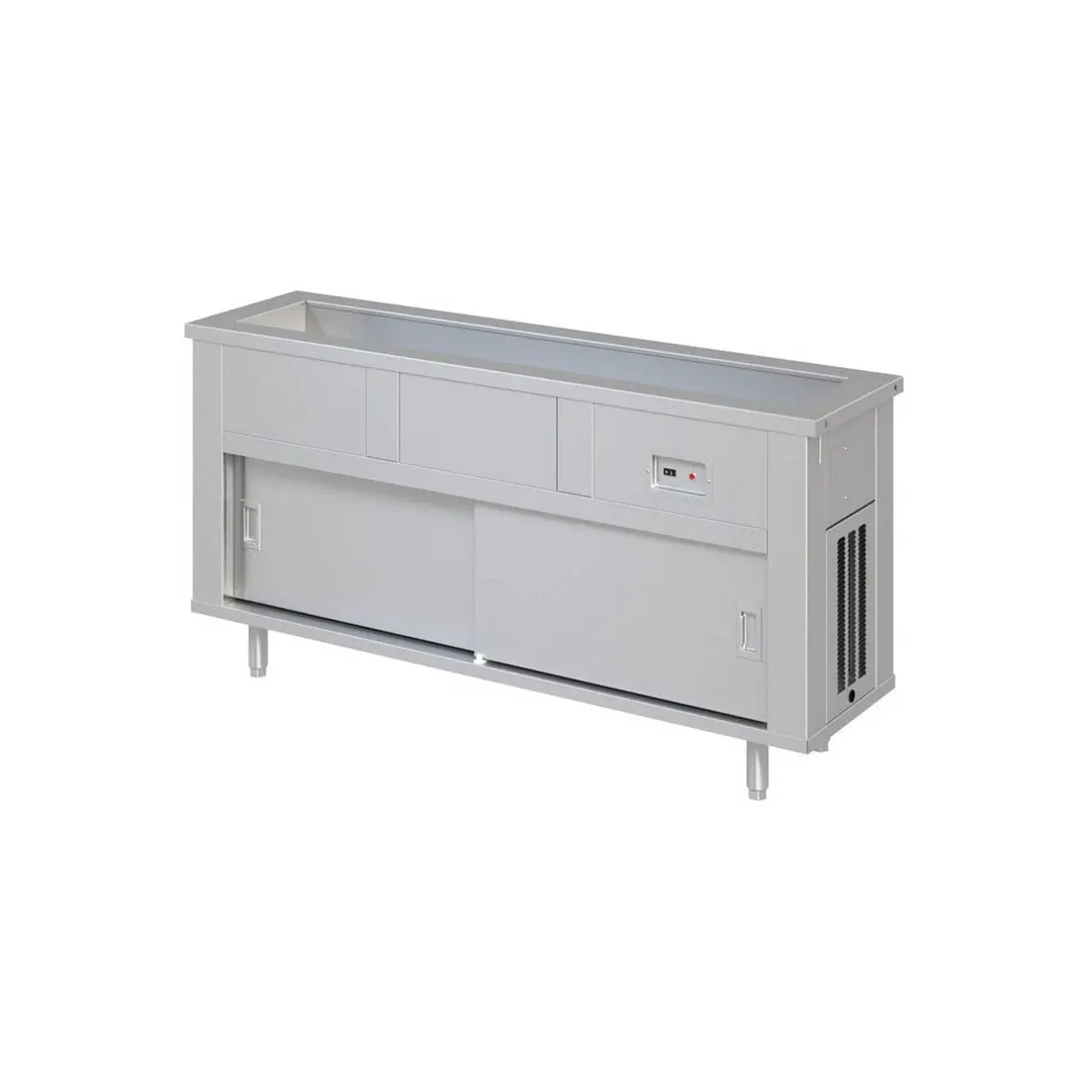 Piper Products 3-CMSL 72" Elite 500 Slimline Cold Food Unit ...