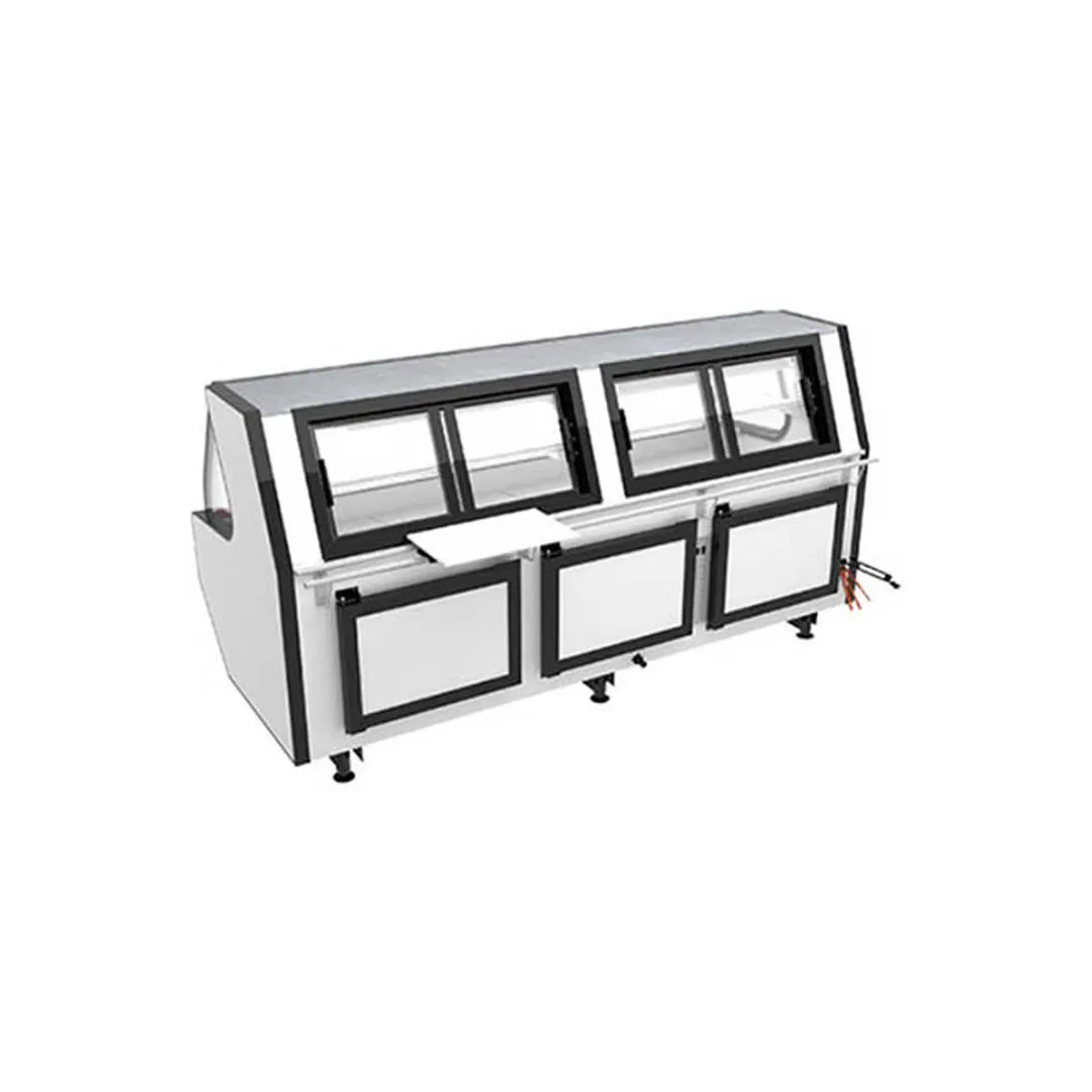 Pro-Kold MCRU 100 W Red Meat Deli Display Case