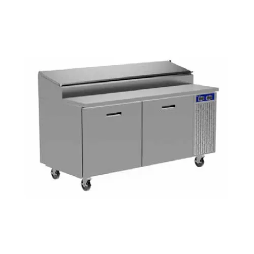 Randell 8268N-290-PCB 68" Two Section Refrigerated Pizza Prep Table w ...