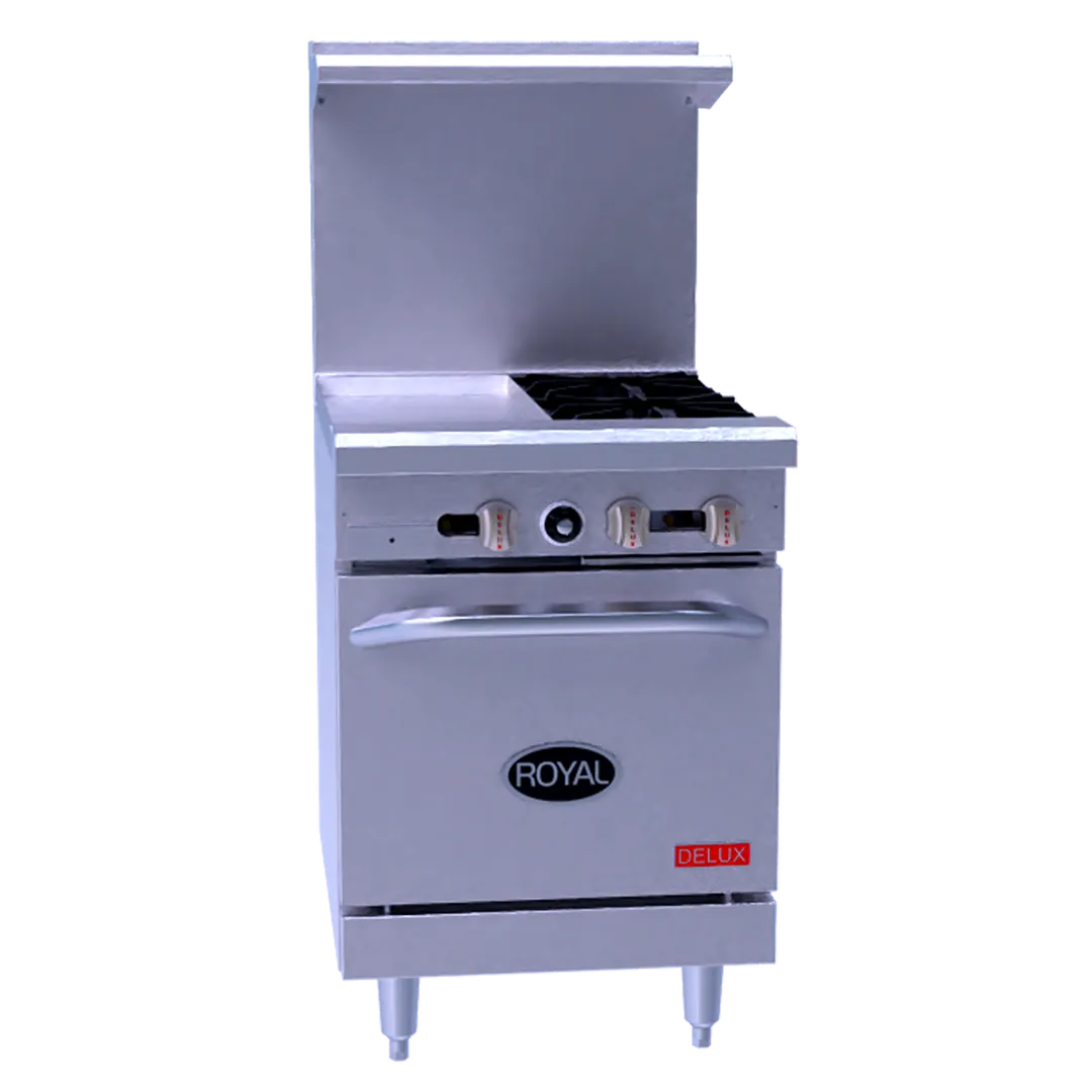 Royal Range of California RDR-2G12 24" Gas Restaurant Range w/ (2) Open ...
