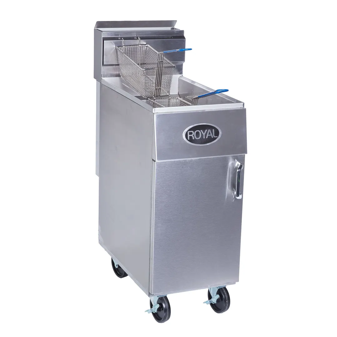 Royal Range of California REEF-35 Full Pot Floor Model Gas Fryer