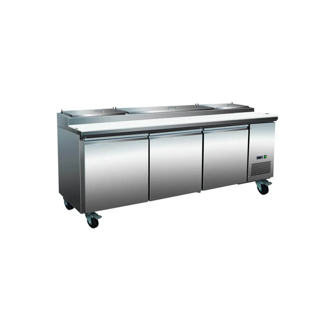 Serv-Ware PP93-12 94" Pizza Prep Table Refrigerated Counter