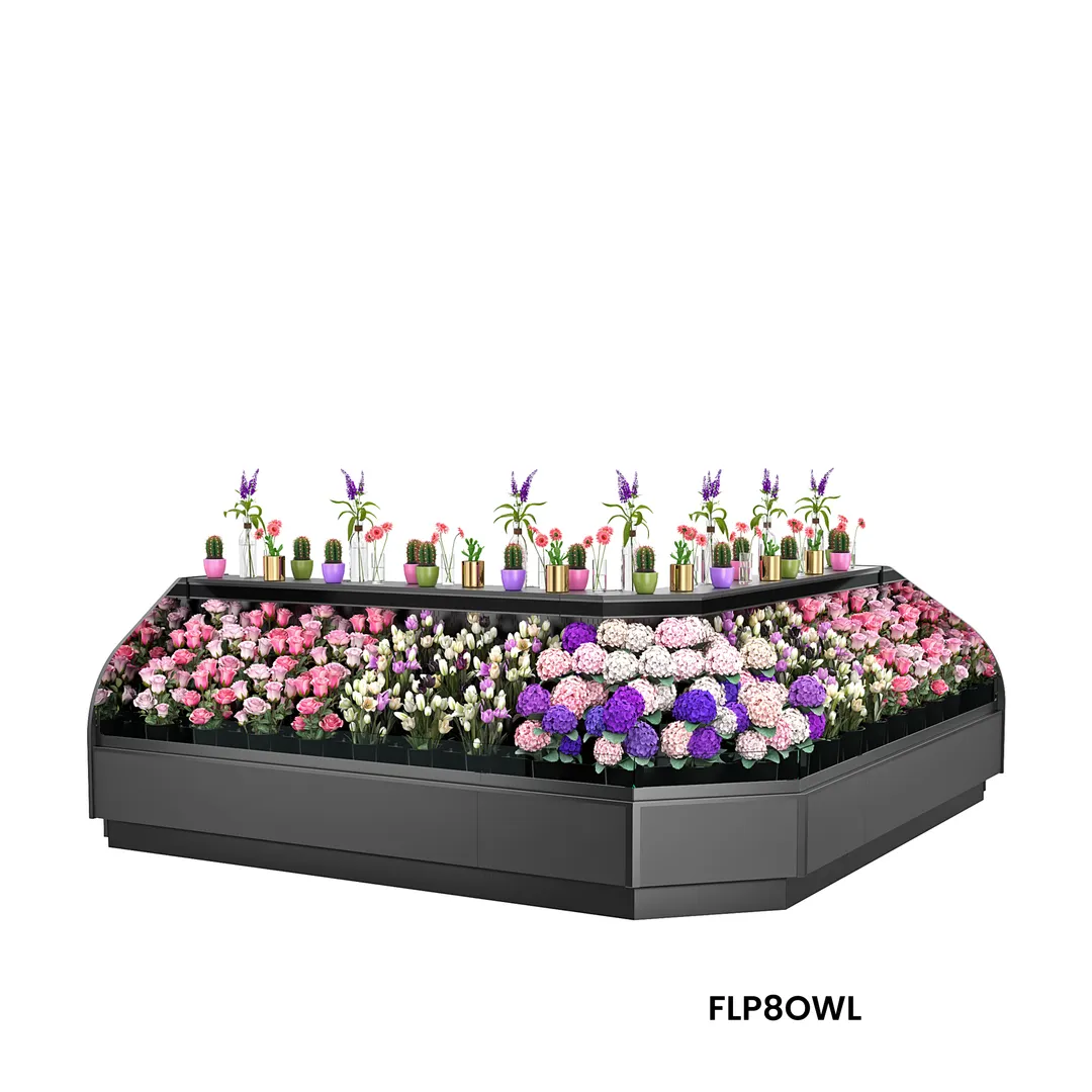 Structural Concepts FLP8OWL 137" Allure Self-Service Refrigerated ...