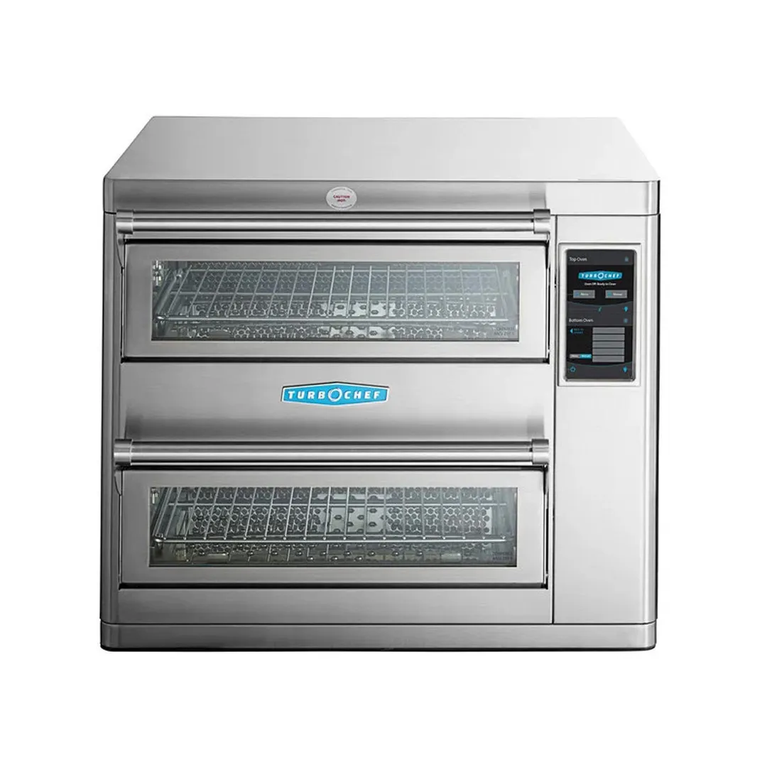 TurboChef Double Batch 3 PH Solid Doors Ventless Countertop Electric ...