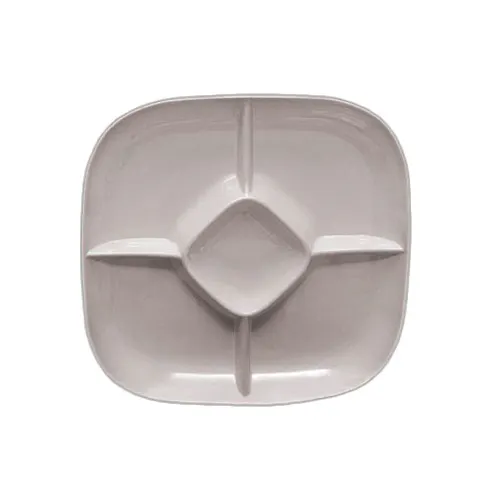Thunder Group PS1515W Chip & Dip Platter, 15"