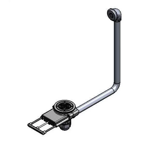 T&S Brass B-3990-01-SB Lever / Twist Waste Drain