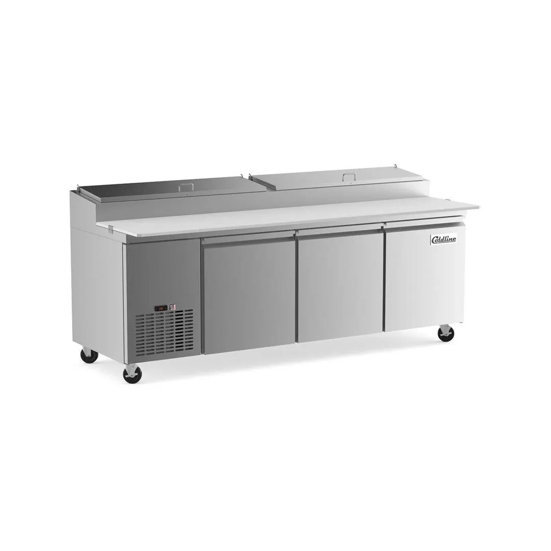 Coldline CPT-92 91" Refrigerated Pizza Prep Table, 24.2 cu. ft.
