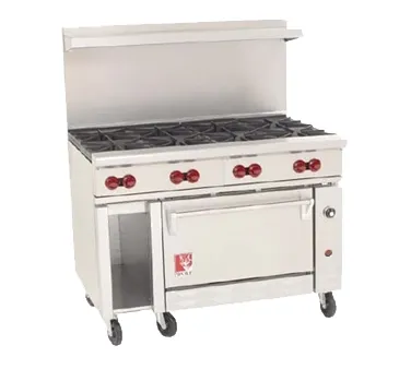 Wolf C48C-8B 48" Gas Restaurant Range