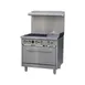 Serv-Ware 36" Gas Restaurant Range, (4) Burners, 12" Griddle, Oven